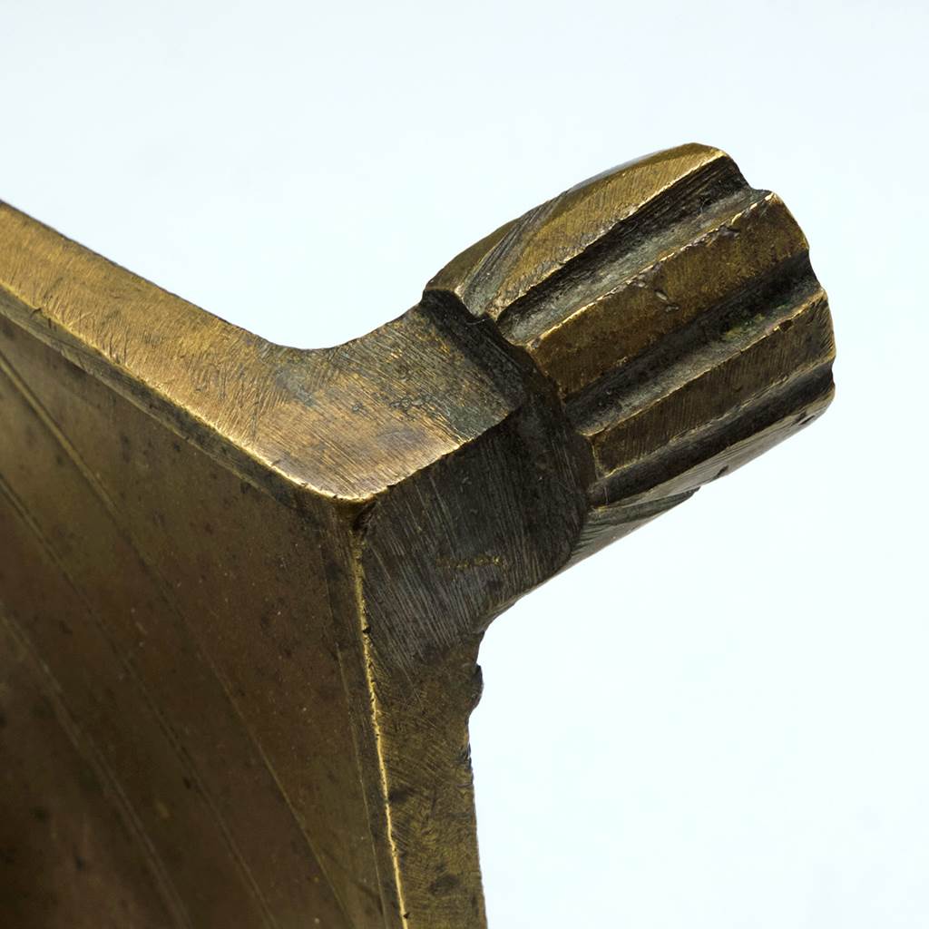 Pair of Spanish Brass Candlesticks Philip IV c1700
