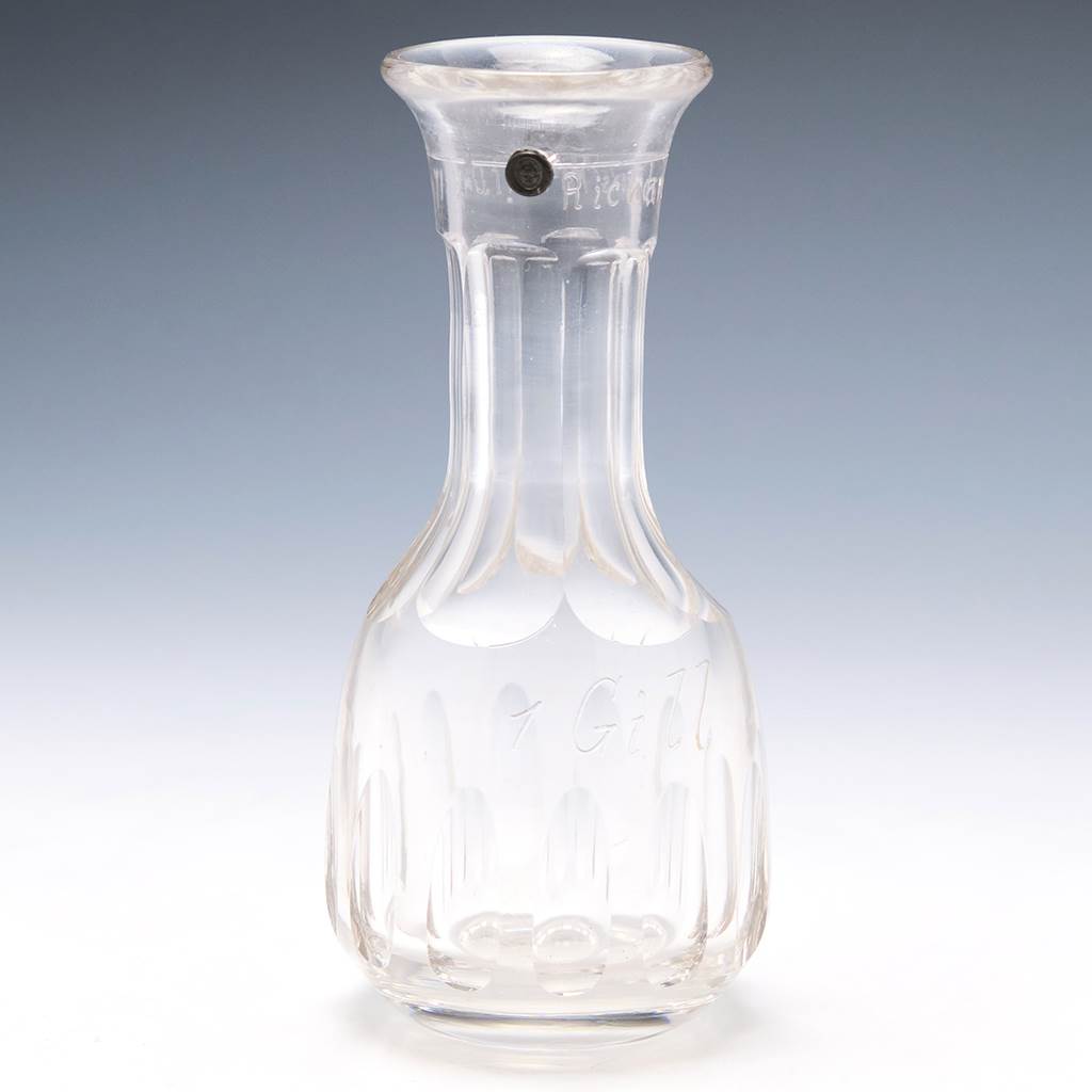 Richardson’s Patent D471 Glass One Gill Spirit Measure c1880