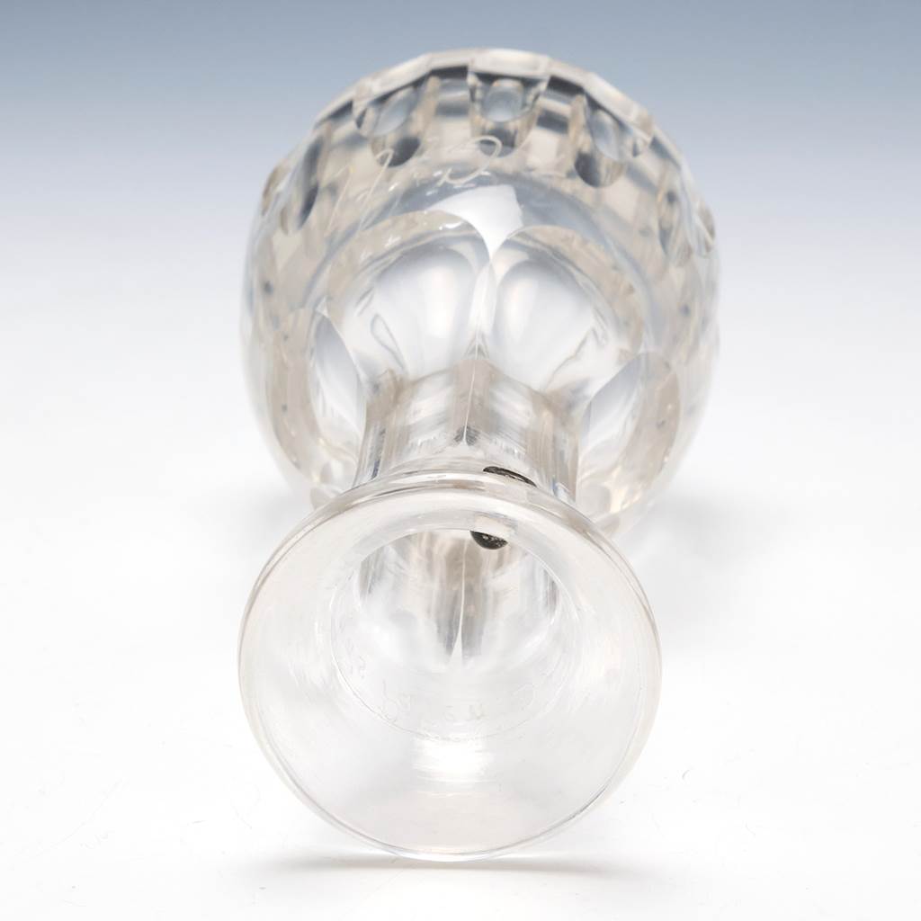 Richardson’s Patent D471 Glass One Gill Spirit Measure c1880