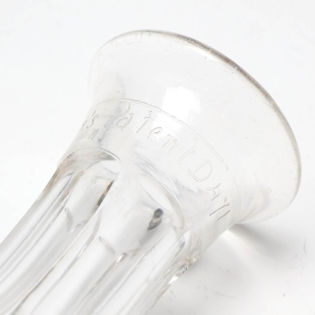 Richardson’s Patent D471 Glass One Gill Spirit Measure c1880