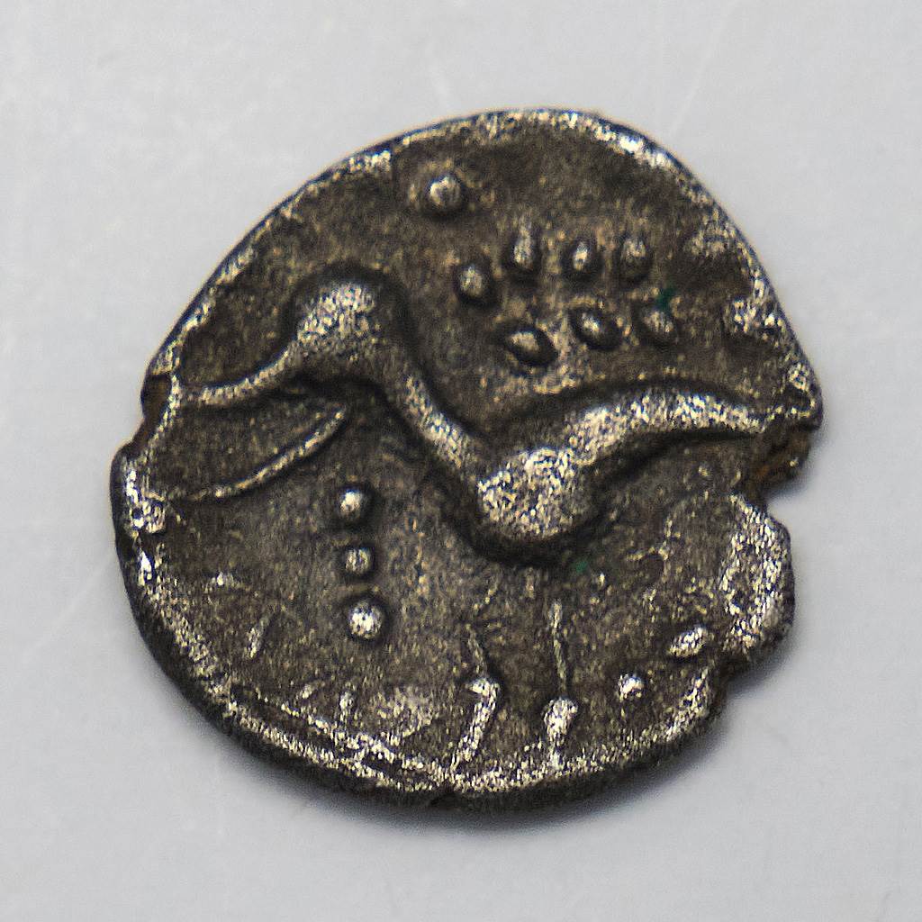Celtic Silver Unit Coin, 1st Century BC, Iceni Tribe