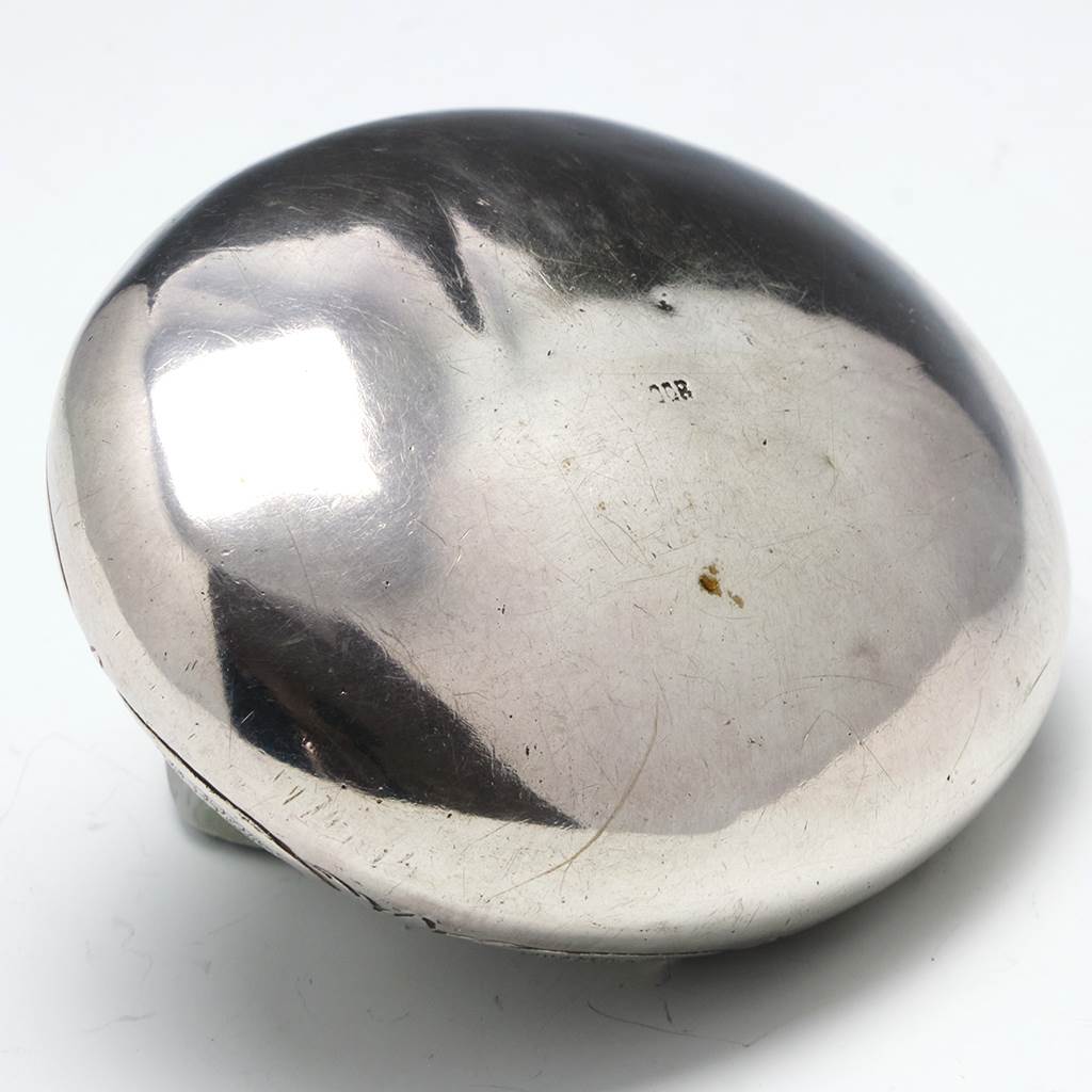 German Silver Snuff Box With Courting Couple c1860