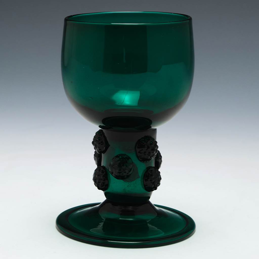 Rare Folded Foot English Roemer c1810