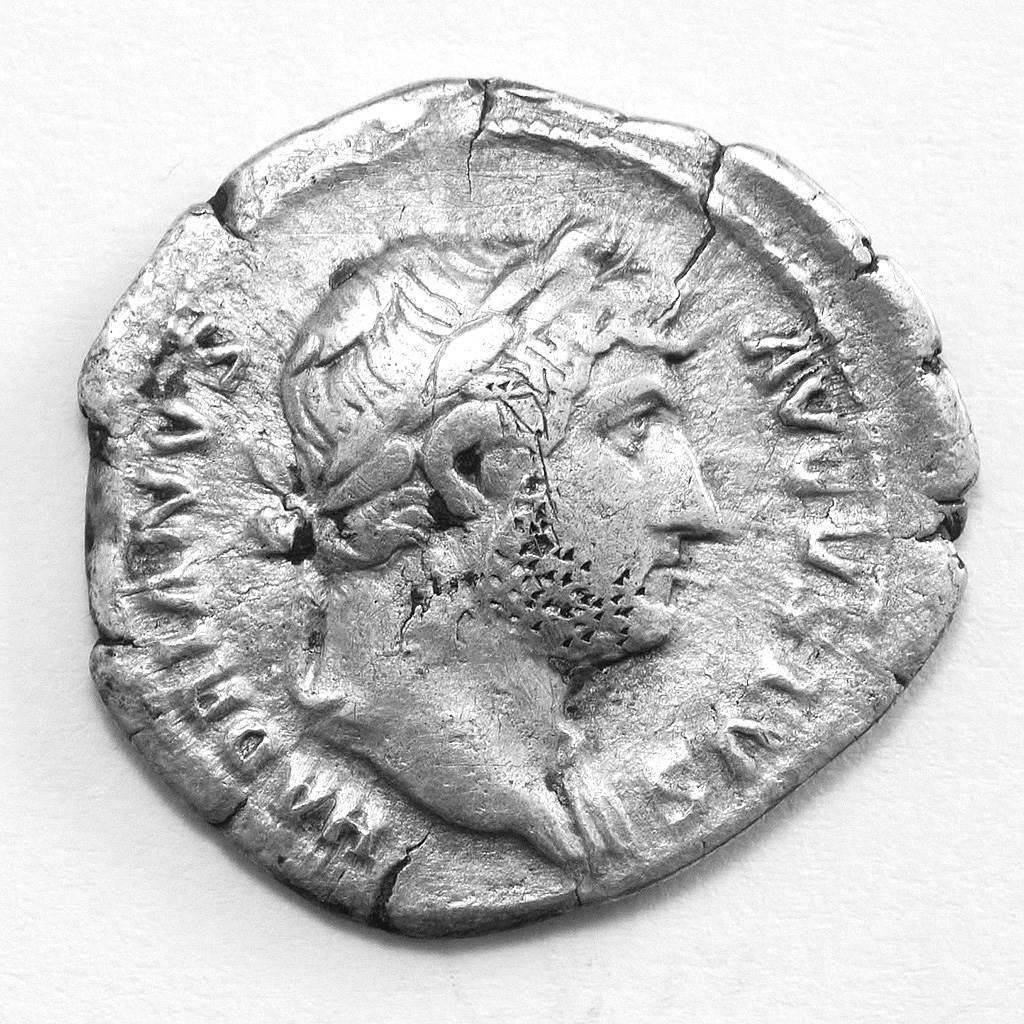 Roman Emperor Hadrian Silver Denarius Coin 117-138AD
