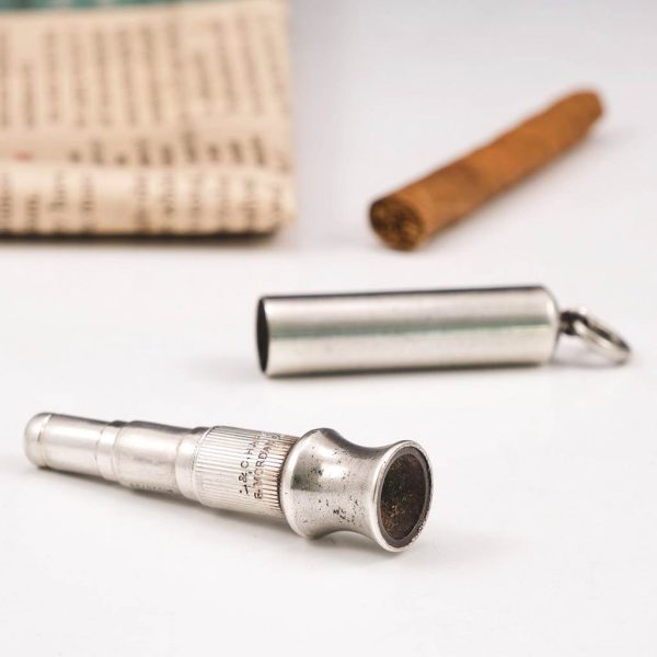 Sampson Mordan US Patented Silver Cigar Piercer c1910