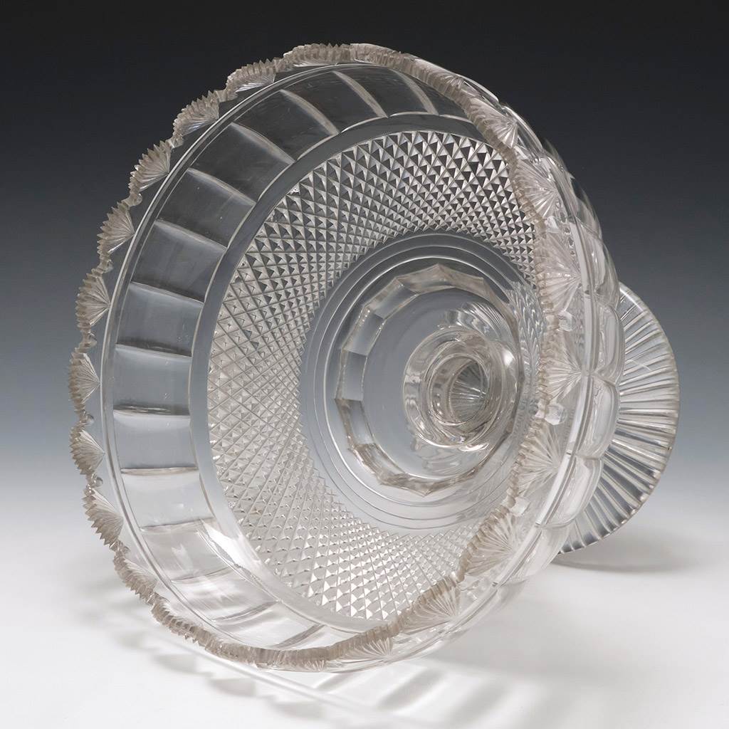 Anglo Irish Cut Glass Bowl c1825