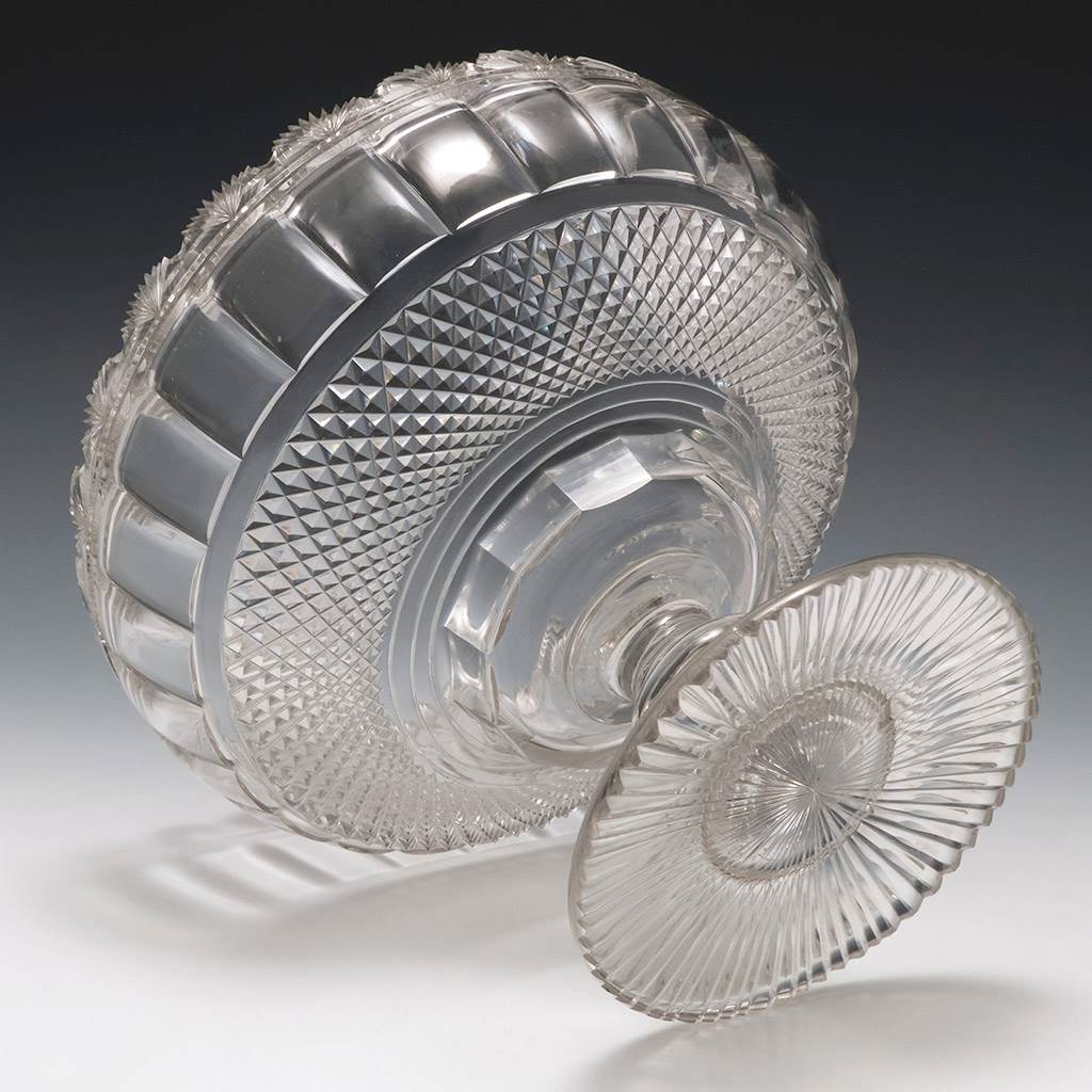 Anglo Irish Cut Glass Bowl c1825