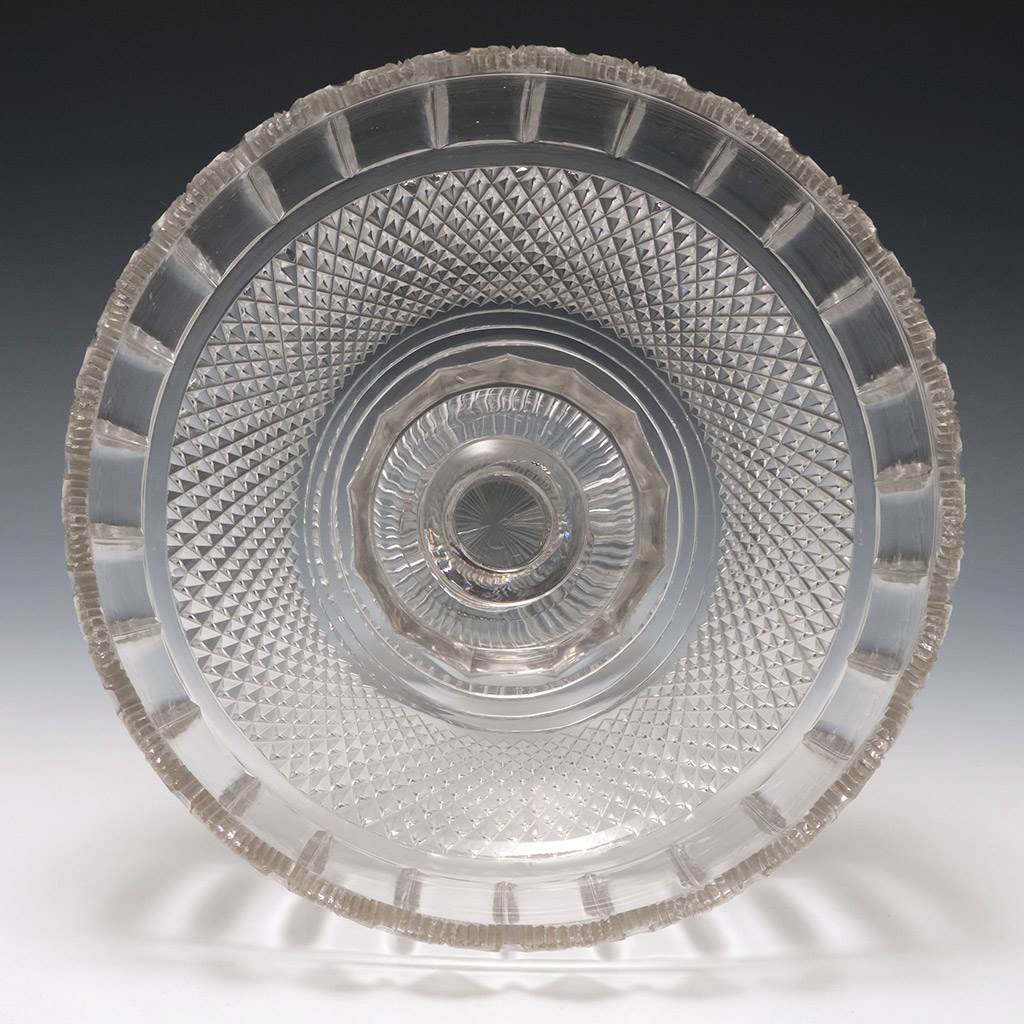 Anglo Irish Cut Glass Bowl c1825