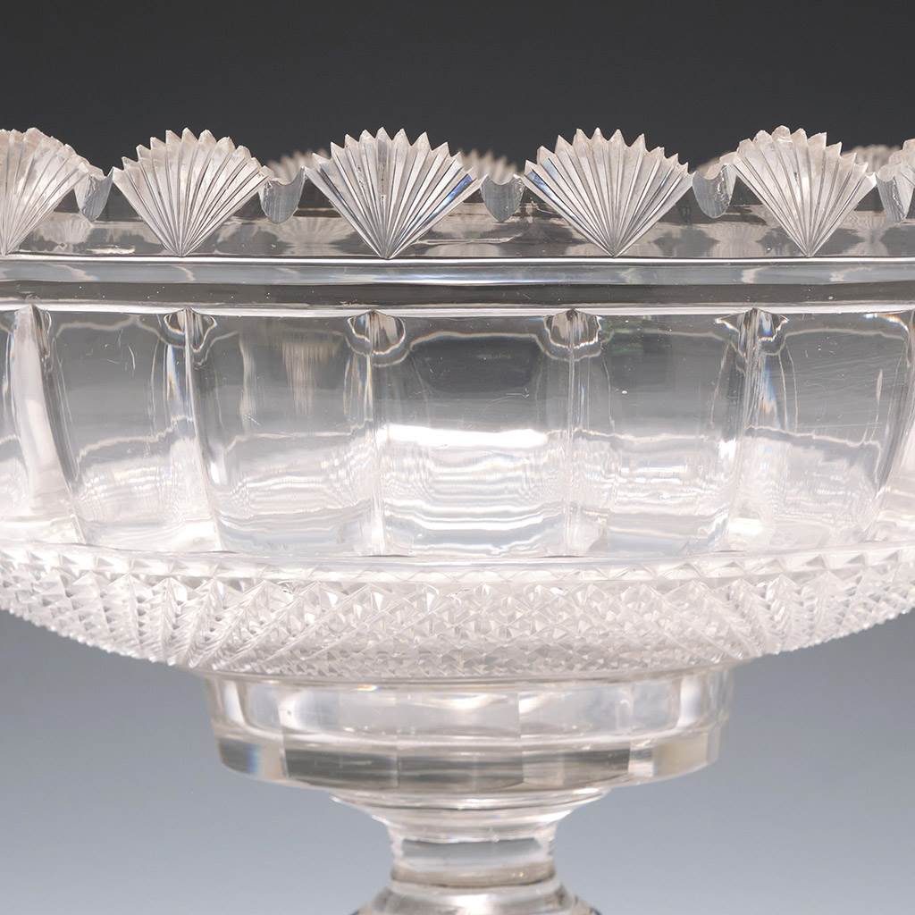 Anglo Irish Cut Glass Bowl c1825