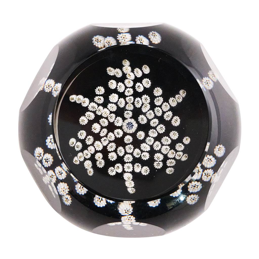 A Whitefriars Caithness Snow Crystal Paperweight 1981