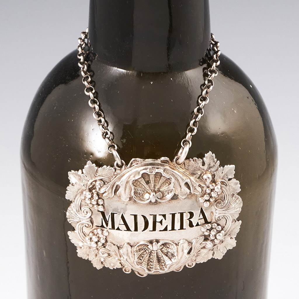 Sterling Silver Madeira Bottle Ticket London 1808-27
