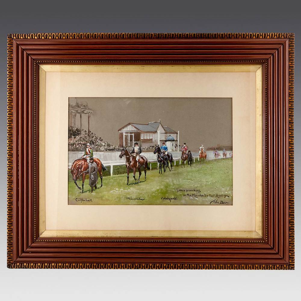 John Beer (1853-1906) Watercolour And Gouache- Manchester November ...