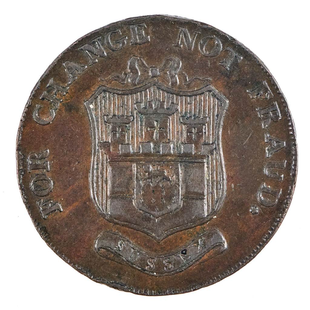 Sussex & Kent Conder Token, Gibb’s, Lamberhurst, Copper Halfpenny, 1794