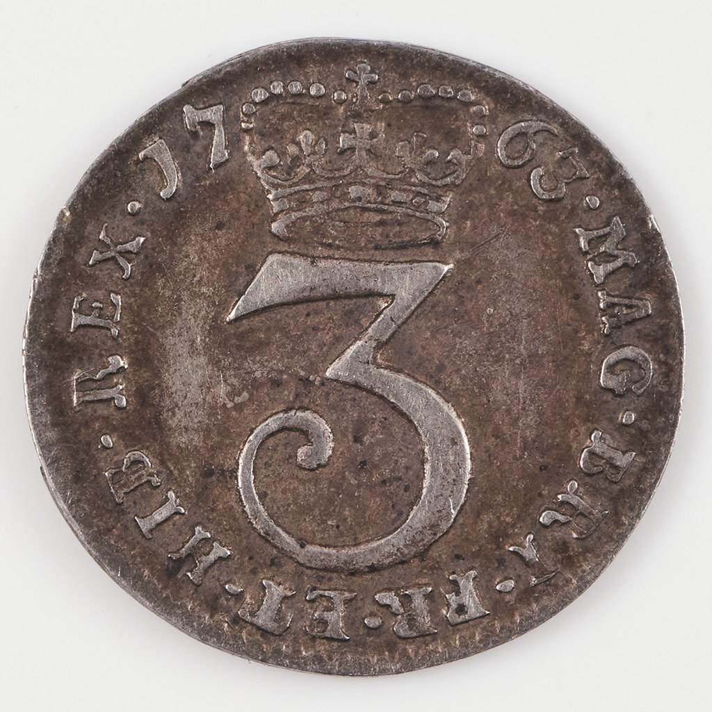 George III Maundy Three Pence 1763