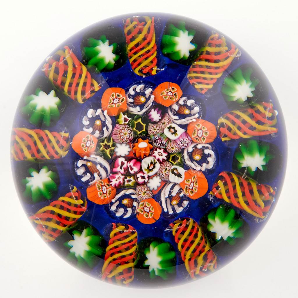 Paul Ysart Paperweight Close Pack Radial c1950