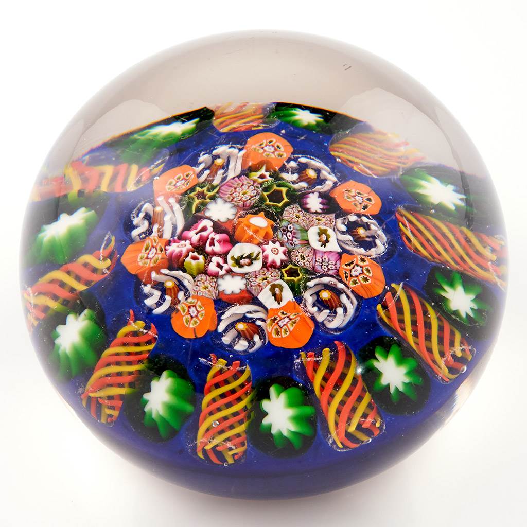 Paul Ysart Paperweight Close Pack Radial c1950