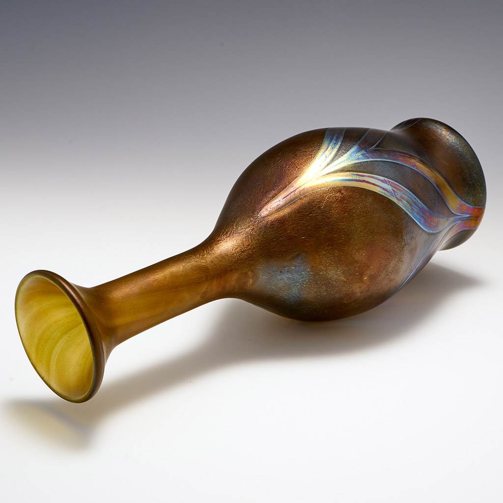 A Rosenthal Iridescent Glass Vase