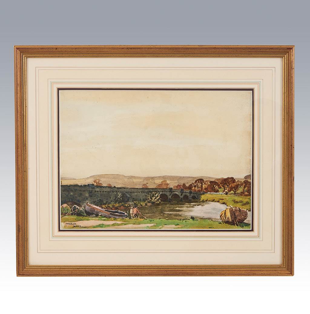 Amberley Bridge – British School artist 1919