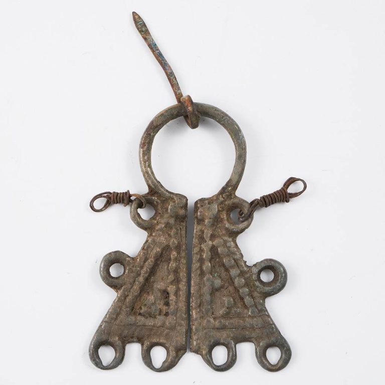 Viking Early Medieval Mordvinian Type Brooch 12th Century