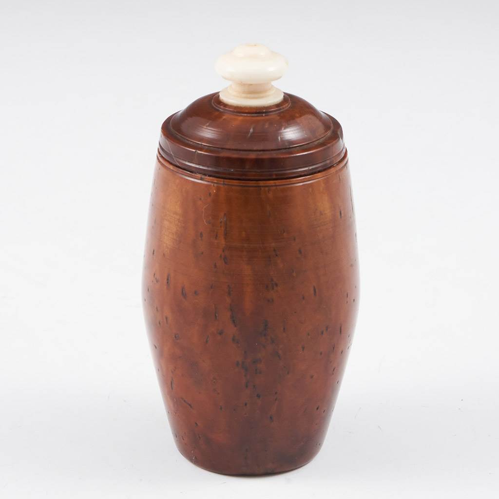 Turned Coquilla Nut Snuff Bottle.c.1800