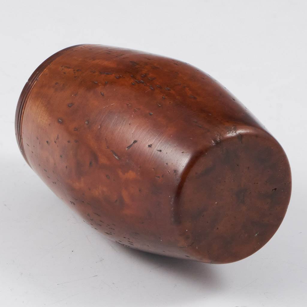 Turned Coquilla Nut Snuff Bottle.c.1800