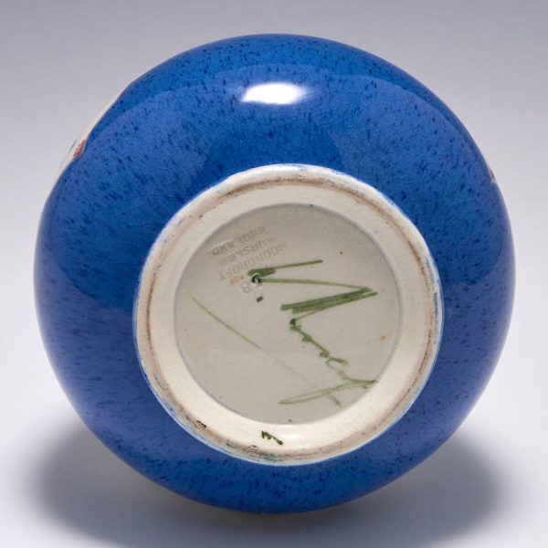 An Early William Moorcroft Pottery Bottle Vase c1916