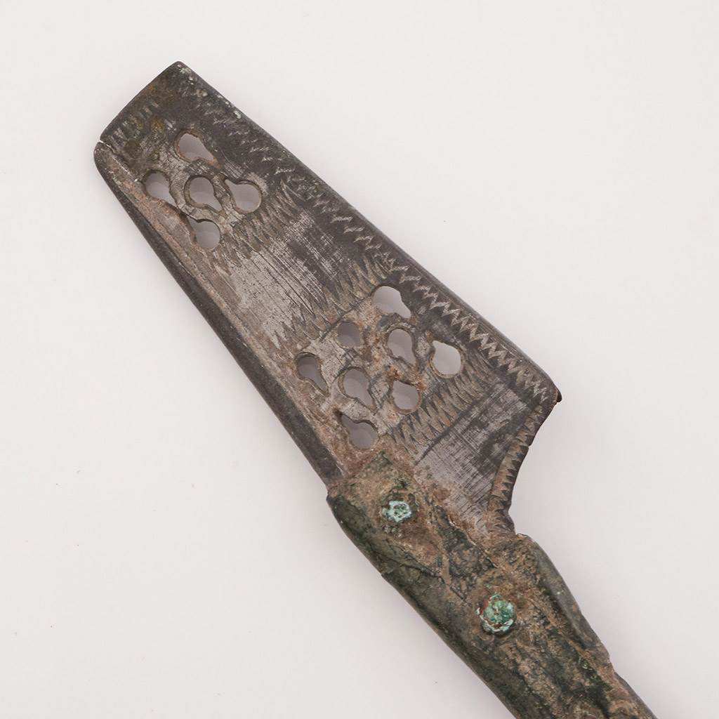 Large Iron Age Celtic Tinned Bow Brooch, 1st Century AD