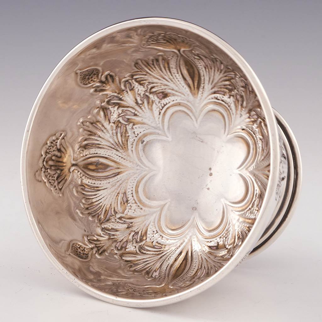 Sterling Silver Repousse Bowl Sheffield 1929