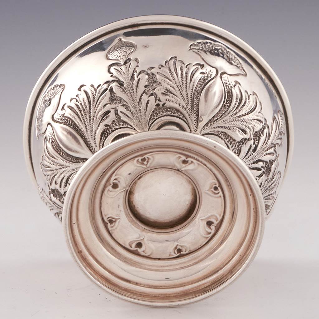 Sterling Silver Repousse Bowl Sheffield 1929