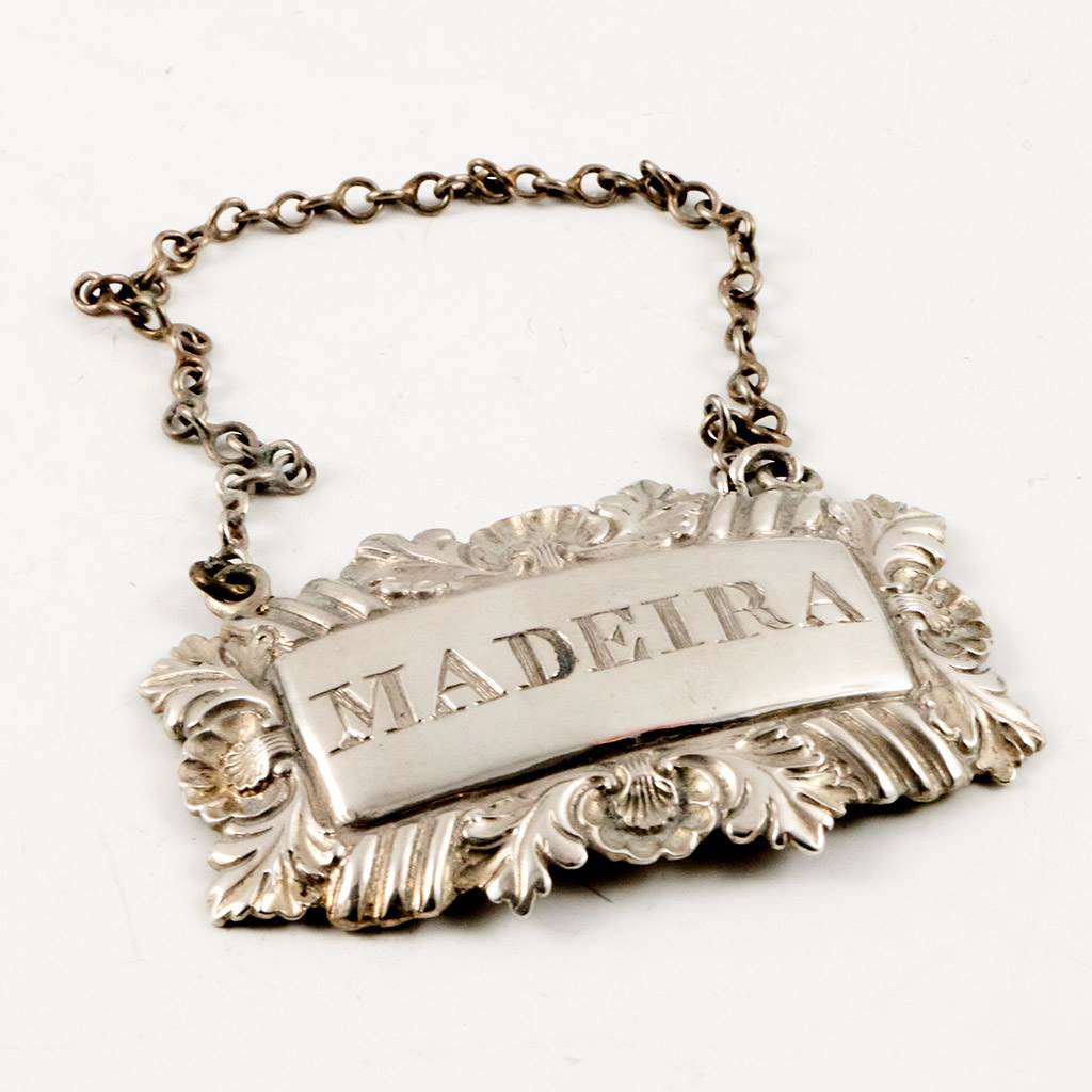 A Sterling Silver Madeira Label c1820