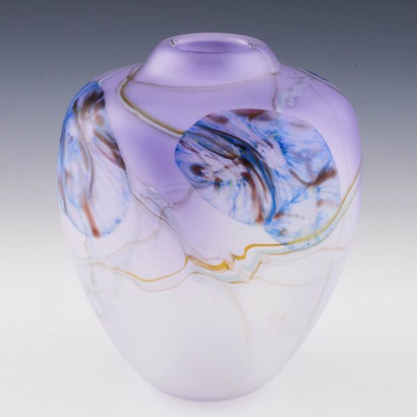 A Barry Cullen Studio Glass Vase c1980