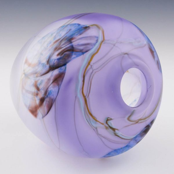 A Barry Cullen Studio Glass Vase c1980