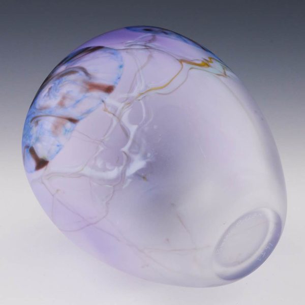 A Barry Cullen Studio Glass Vase c1980