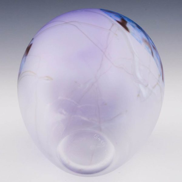 A Barry Cullen Studio Glass Vase c1980