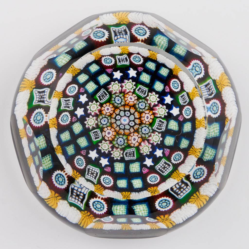 Perthshire Paperweight Patterned Millefiori 1992A