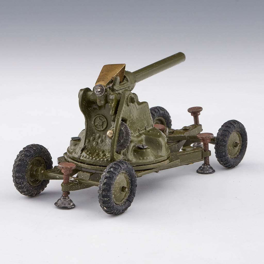 W Britain’s 2 Pounder Anti-Aircraft Gun on Wheeled Chassis (with shells ...