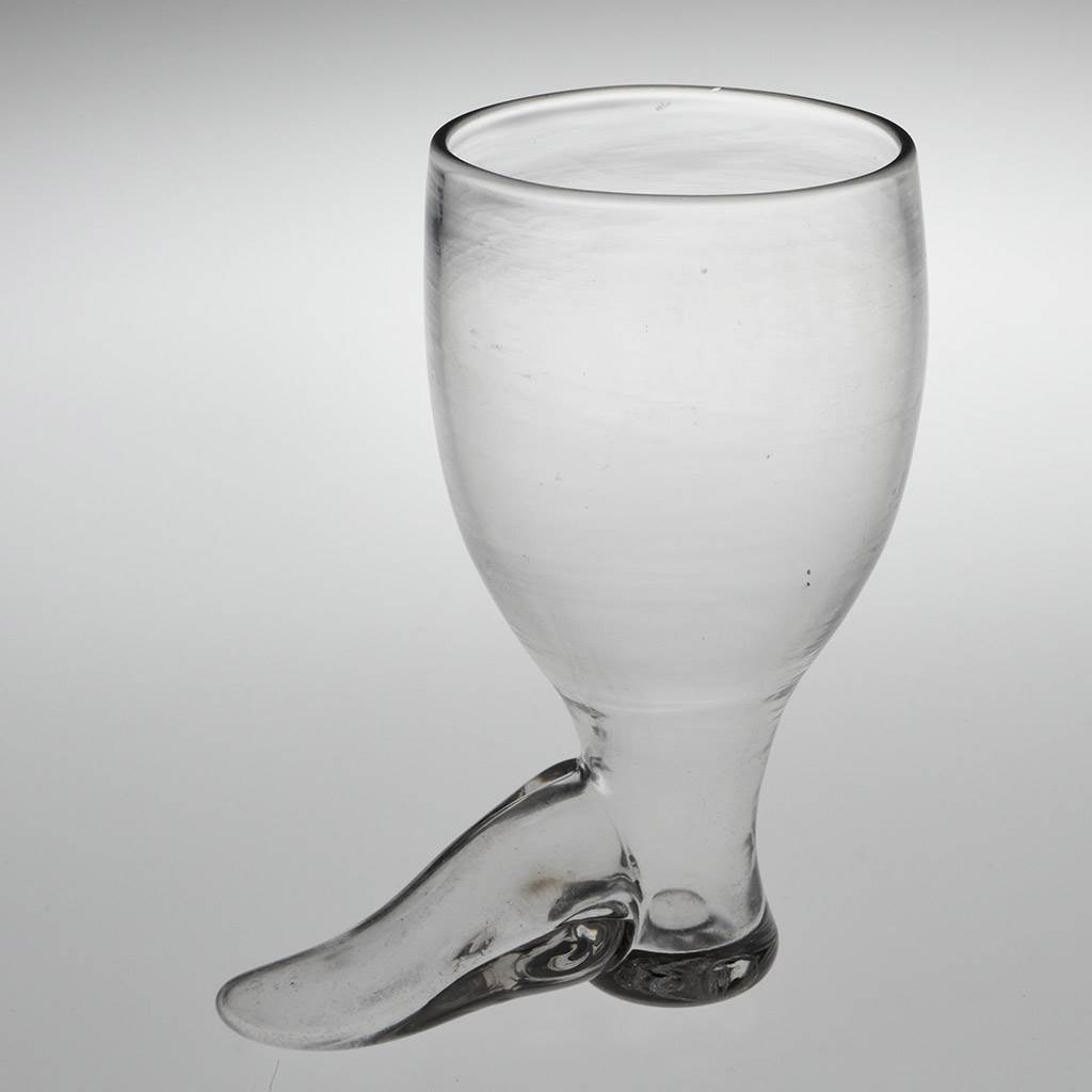 Georgian Novelty Stirrup Cup Boot Glass c1800- Charity Item