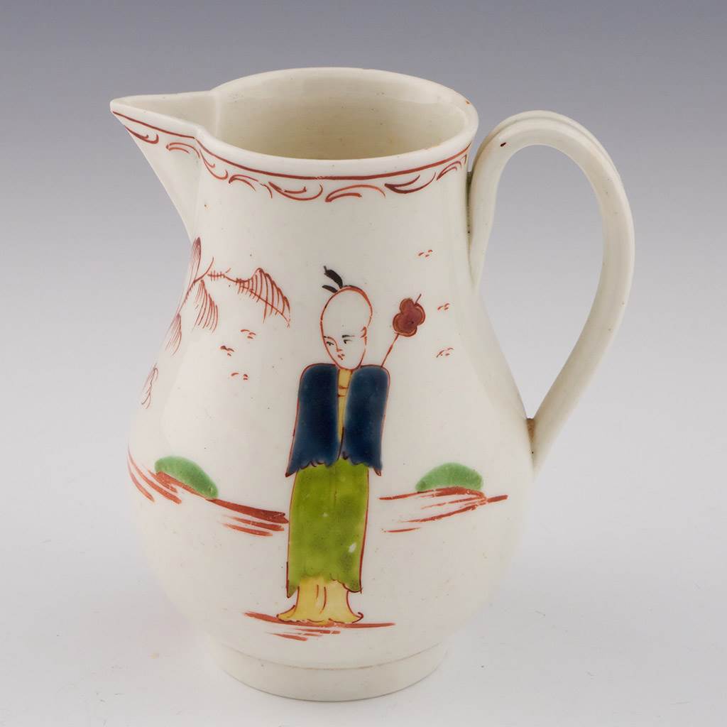 Seth Pennington or Barnes & Cotter Liverpool Porcelain Sparrowbeak Jug ...