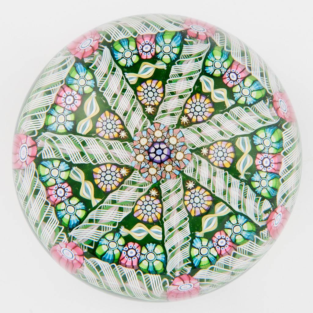 A Perthshire Large Millefiori PP114 Paperweight 1989