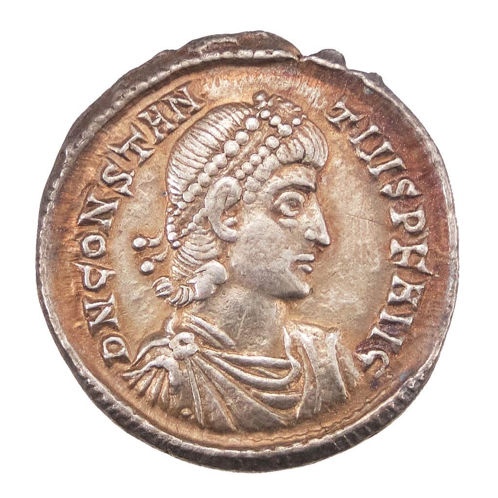 Emperor Constantius II Silver Siliqua AD 351-355