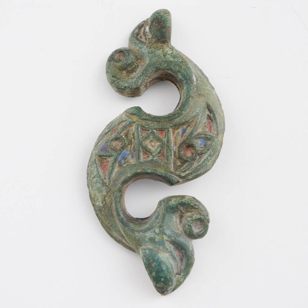 Rare Romano-British Bronze Dragonesque Brooch with Enamelling, 1st ...