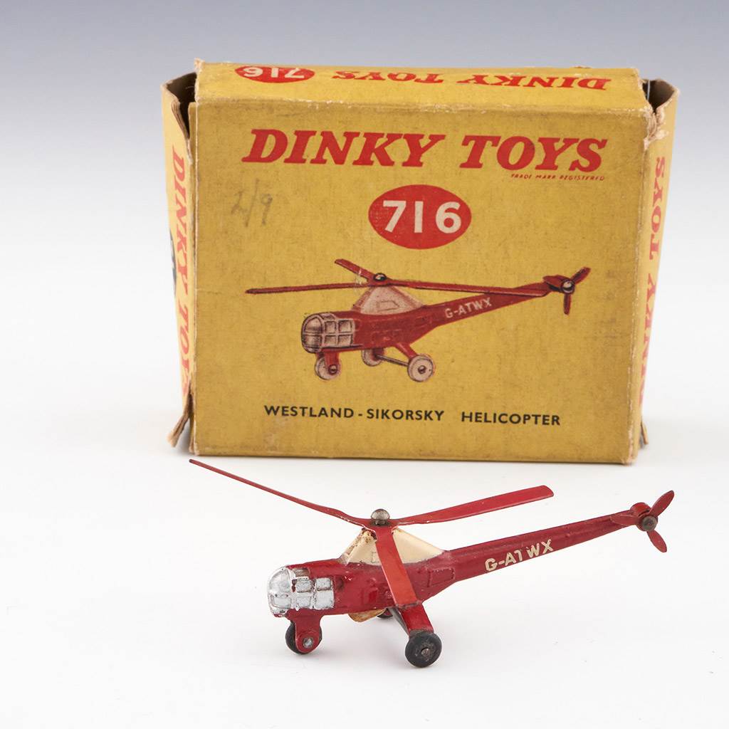 Dinky Toys Westland-Sikorsky Helicopter no. 716 Boxed c1960