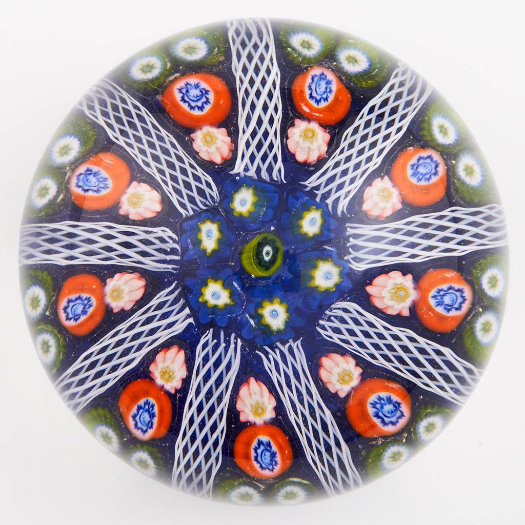 A Strathearn Radial Nine Spoke Paperweight For Macfarlan Smith Ltd c1970