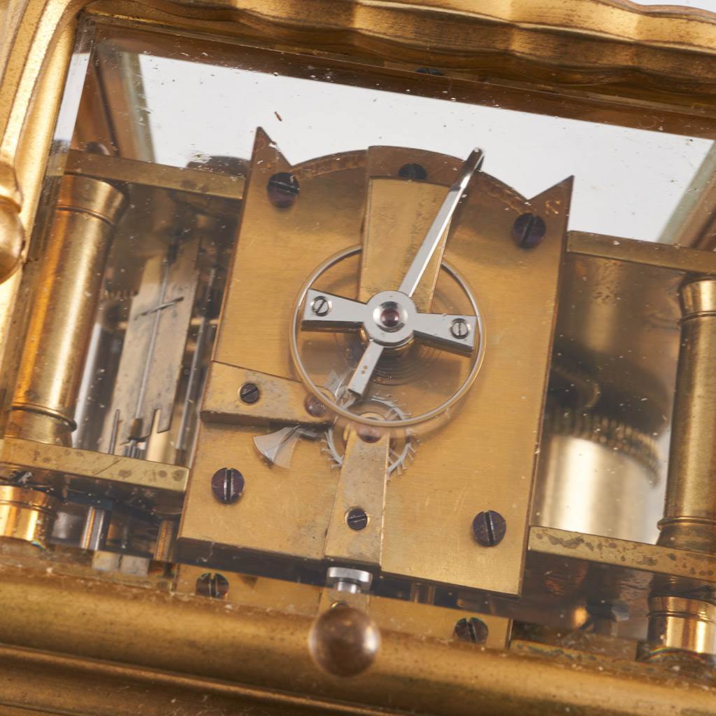 A Fine Bell Striking Carriage Clock c1880