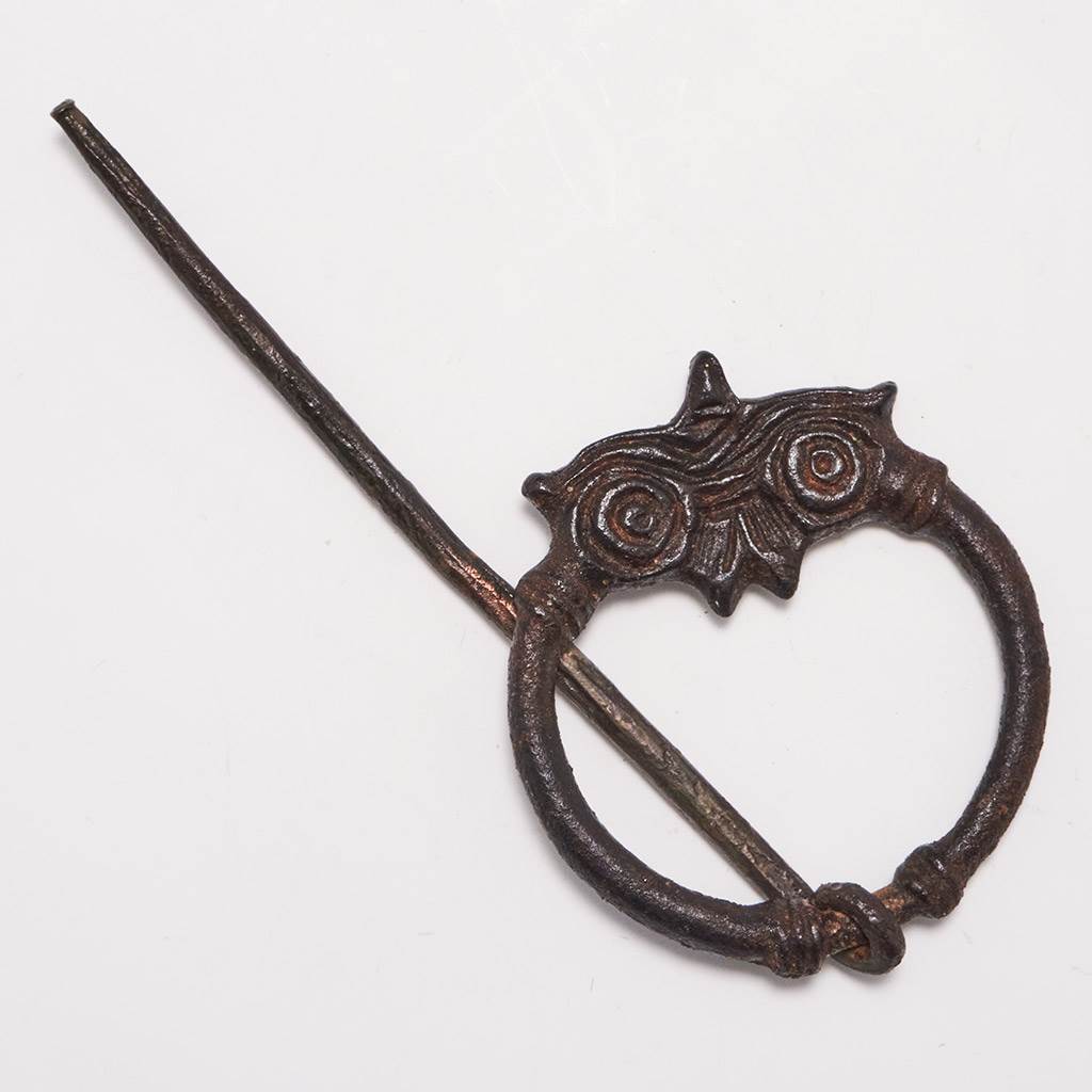 Viking Decorated Bronze Ring-Pin 9th -12th Century
