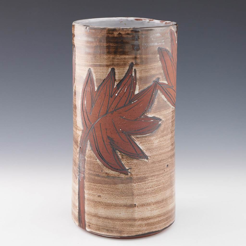 Briglin Pottery Very Large Cylinder Vase c1975