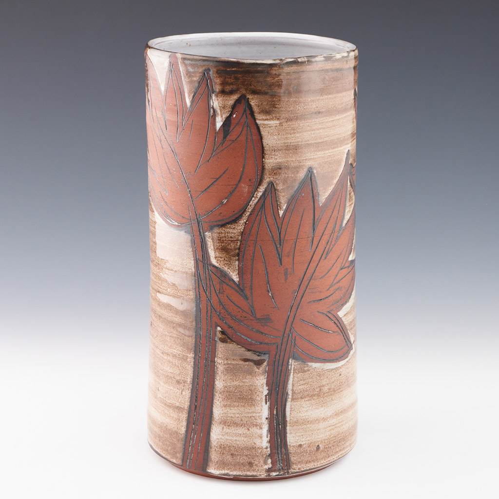 Briglin Pottery Very Large Cylinder Vase c1975