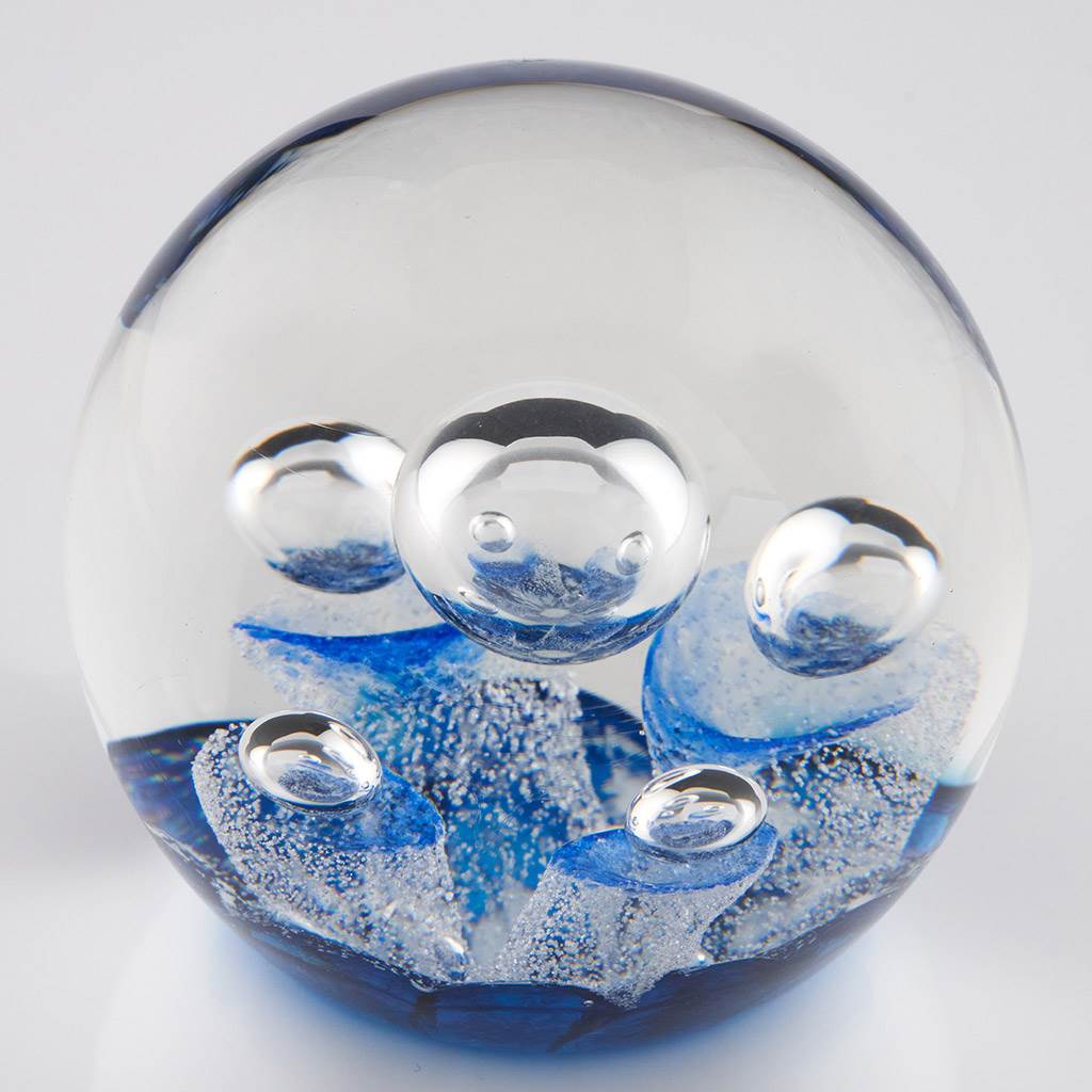 A Selkirk Glass Peter Holmes Limited Edition Quintet Paperweight 1984