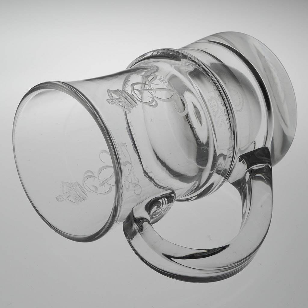Limited Edition Glass Tankard Edward VIII The King That Never Was c1937