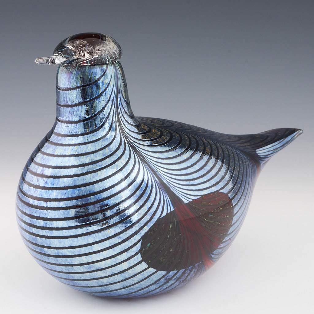 A Very Large Oiva Toikka Glass Bird